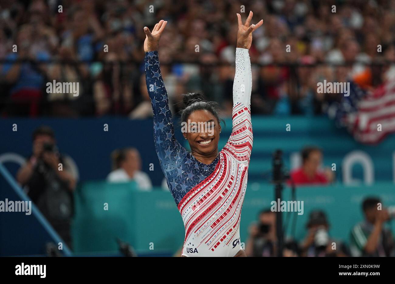 Bercy Arena, Paris, France. 30th July, 2024. SImone Biles (United ...