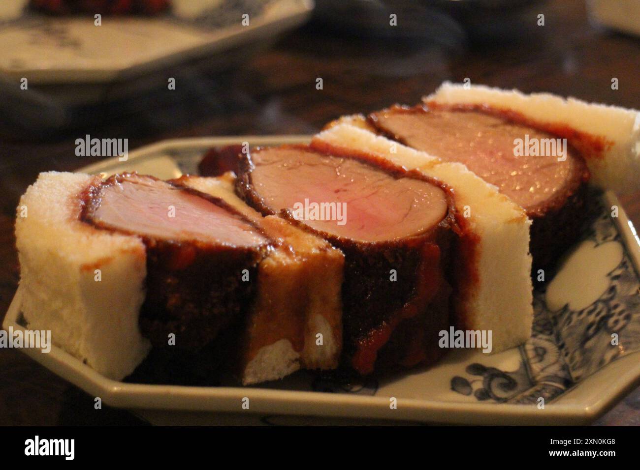 Katsu-sando (Japanese cutlet sandwich) in Kyoto, Japan Stock Photo - Alamy