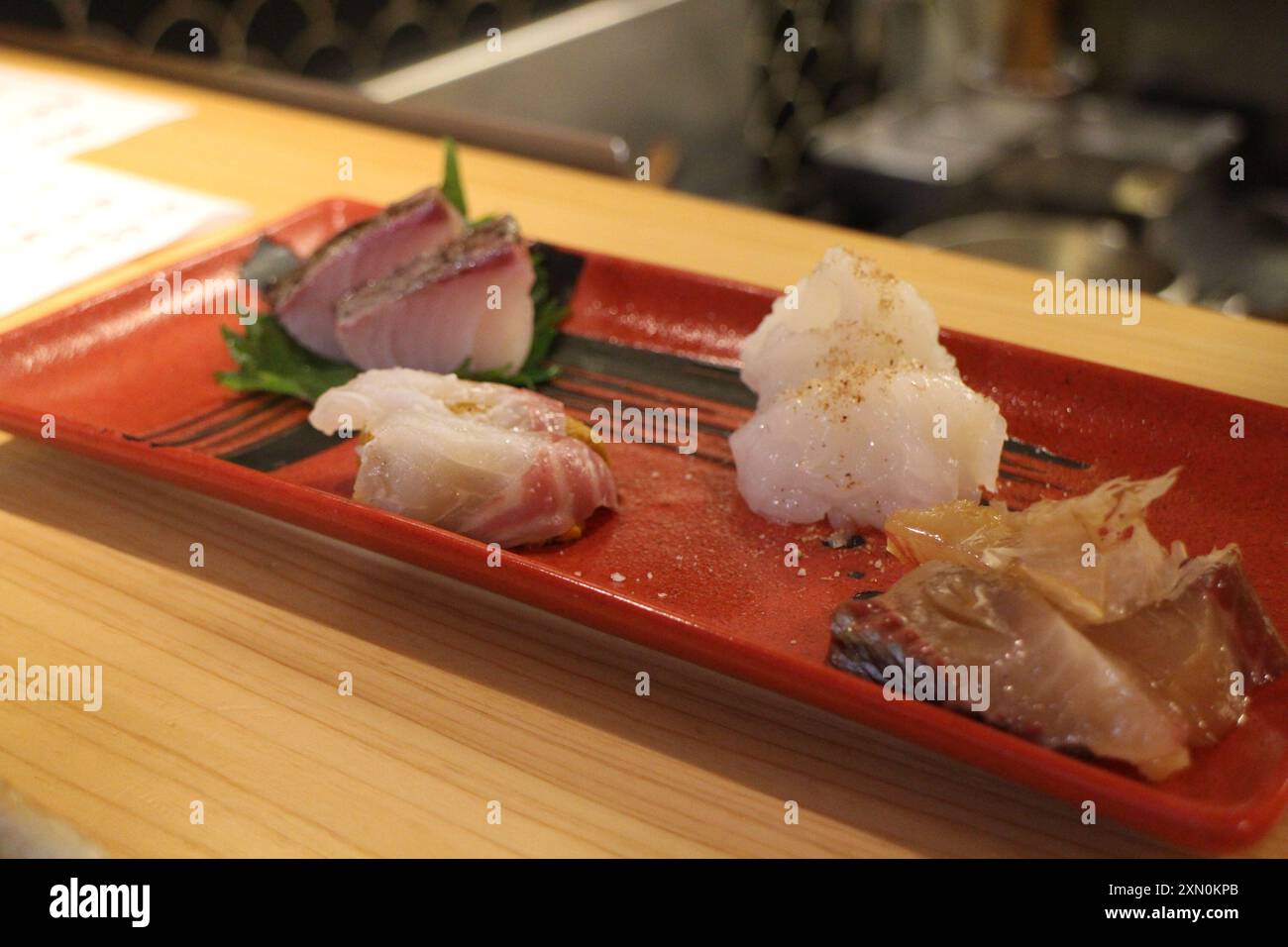 Japanese cuisine : Sashimi plate in Kyoto, Japan Stock Photo - Alamy