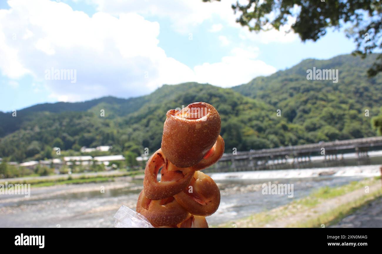 Bacon Epi (bread) in Arashiyama, Kyoto, Japan Stock Photo - Alamy
