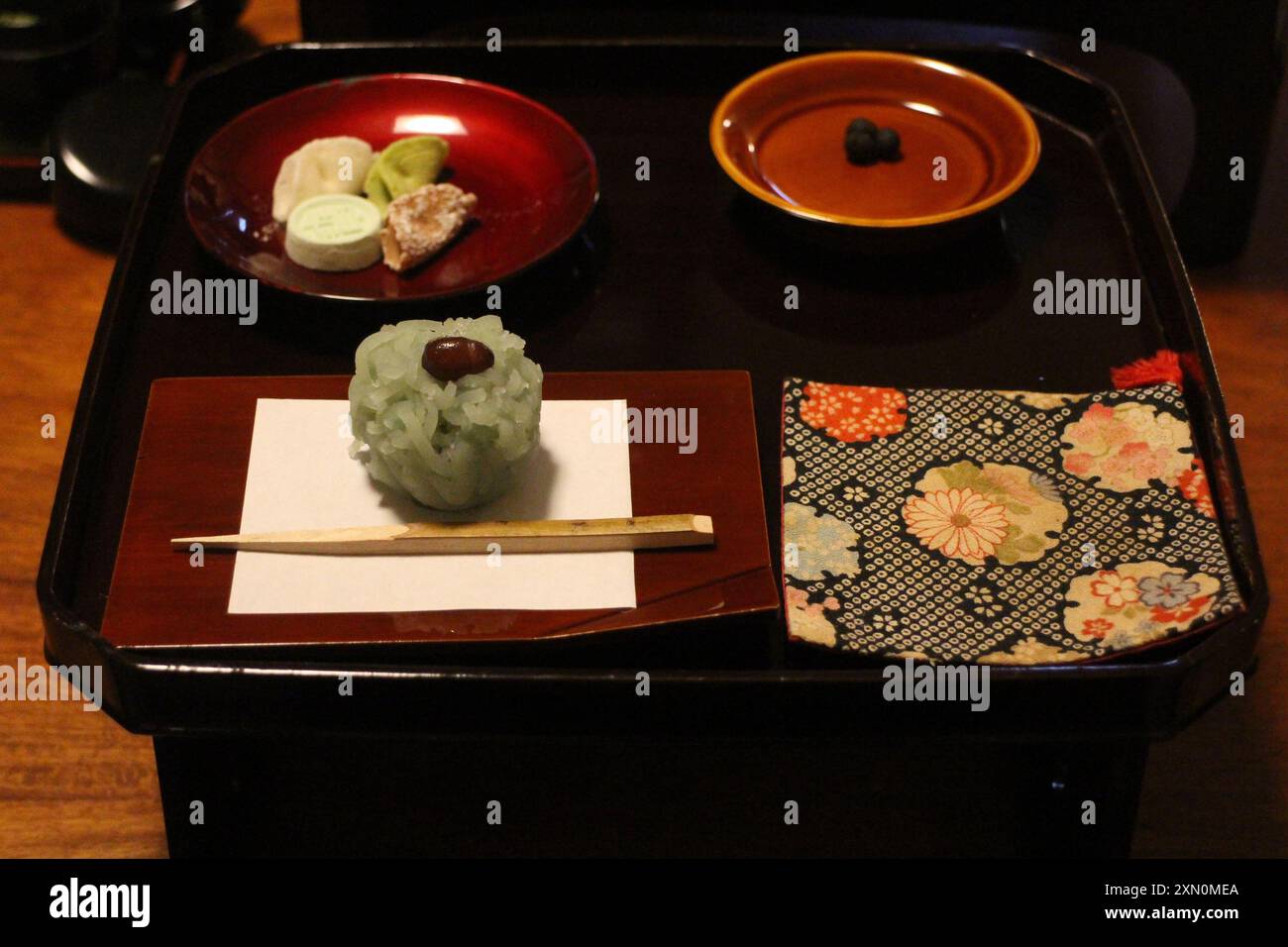 Wagashi (Japanese sweets) in Kyoto, Japan Stock Photo - Alamy