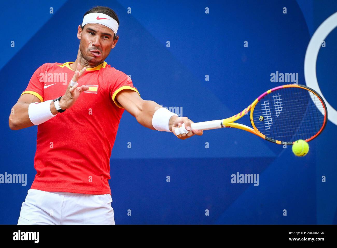 NADAL Rafael of Spain during the Tennis match, Olympic Games Paris 2024 ...