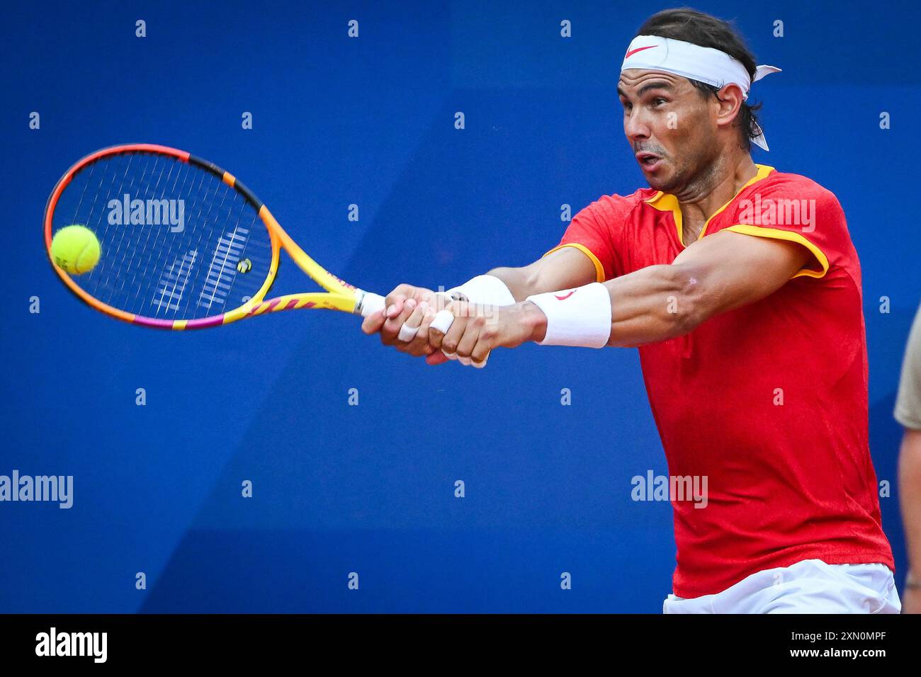 NADAL Rafael of Spain during the Tennis match, Olympic Games Paris 2024 ...