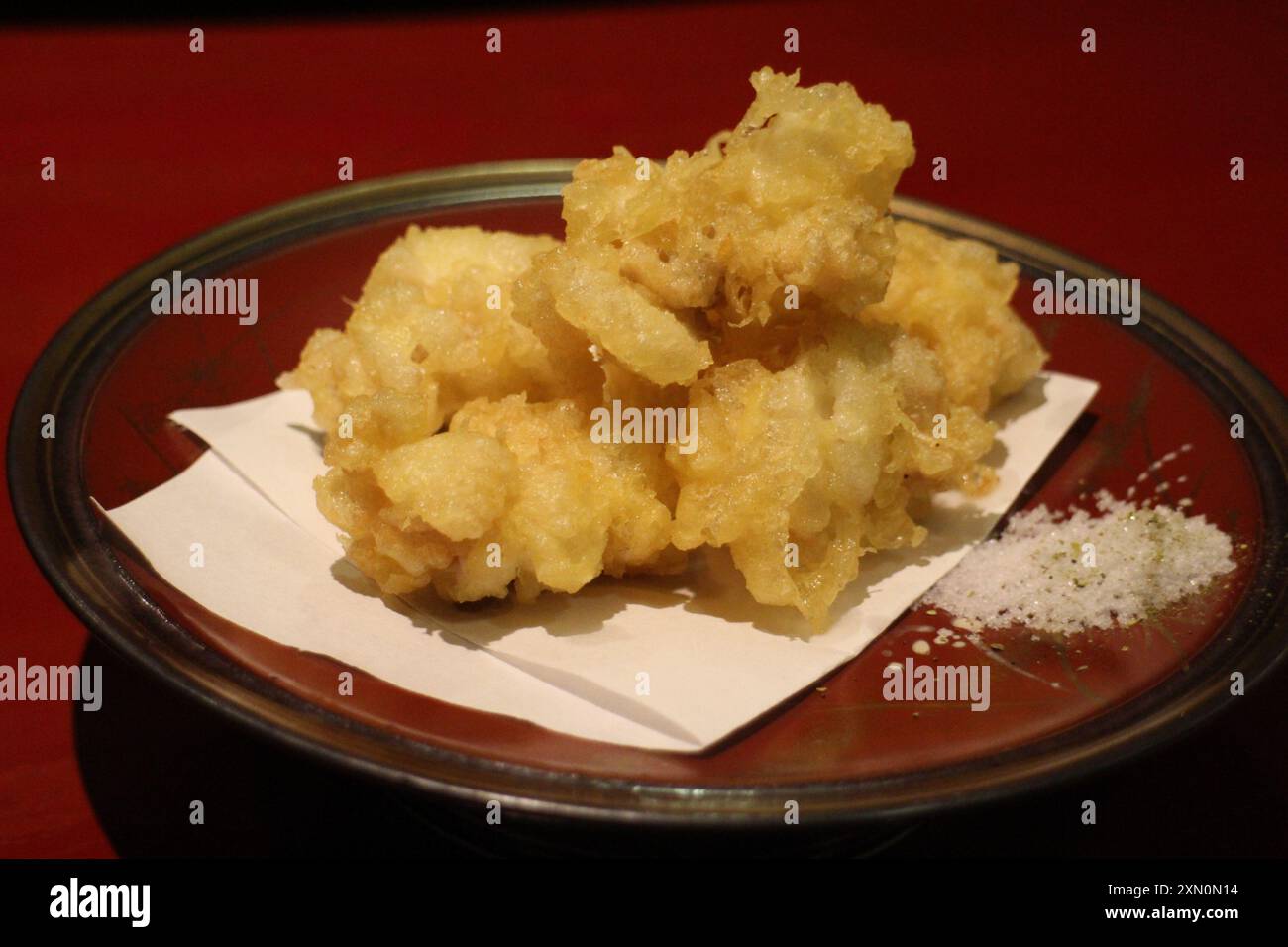 Japanese cuisine : Cod milt tempura in Kyoto, Japan Stock Photo - Alamy