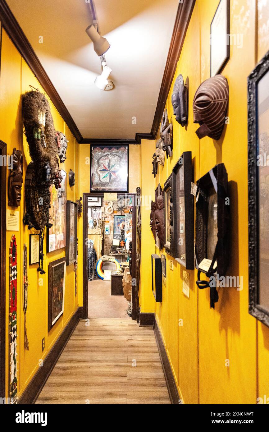 Hanging artifacts at the New Orleans Historic Voodoo Museum, New ...