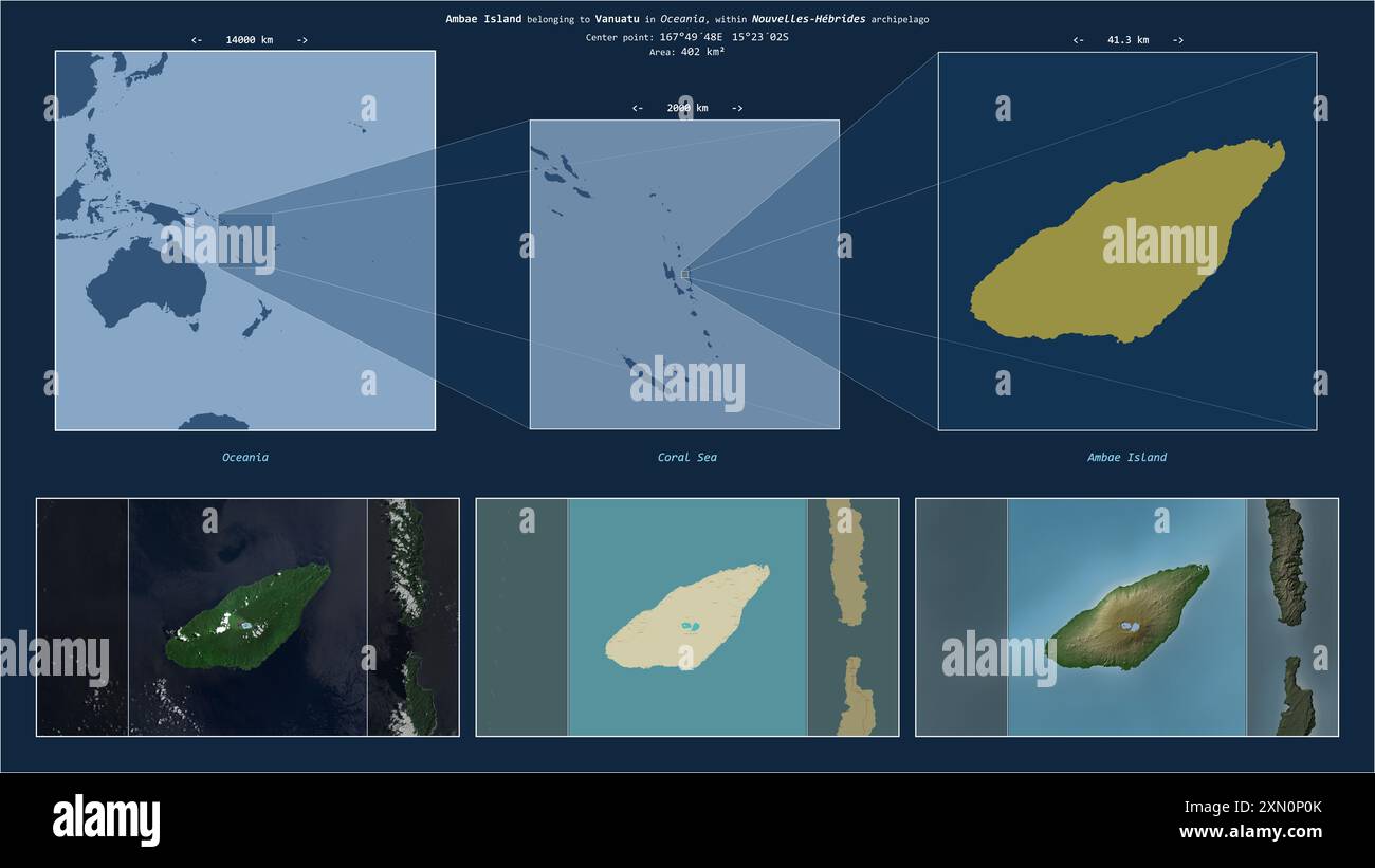 Vanuatu maps hi-res stock photography and images - Alamy