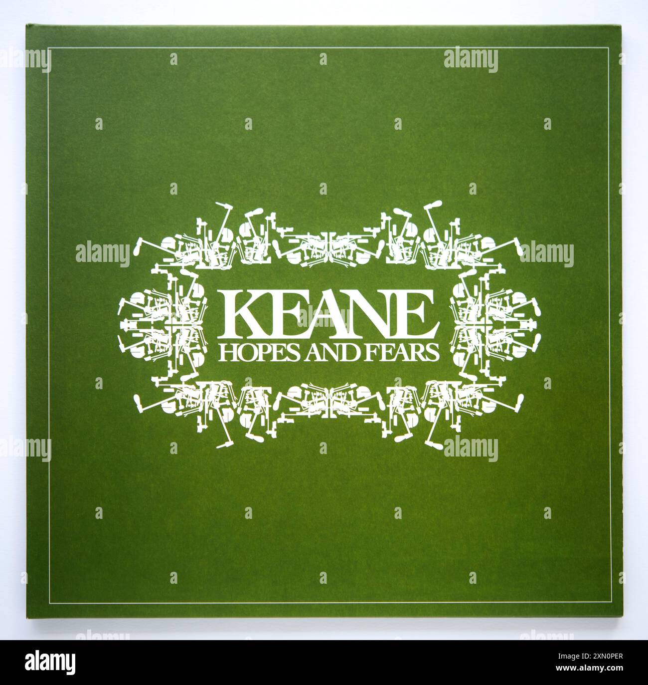 LP cover of the vinyl version of Hopes and Fears, the debut album by ...