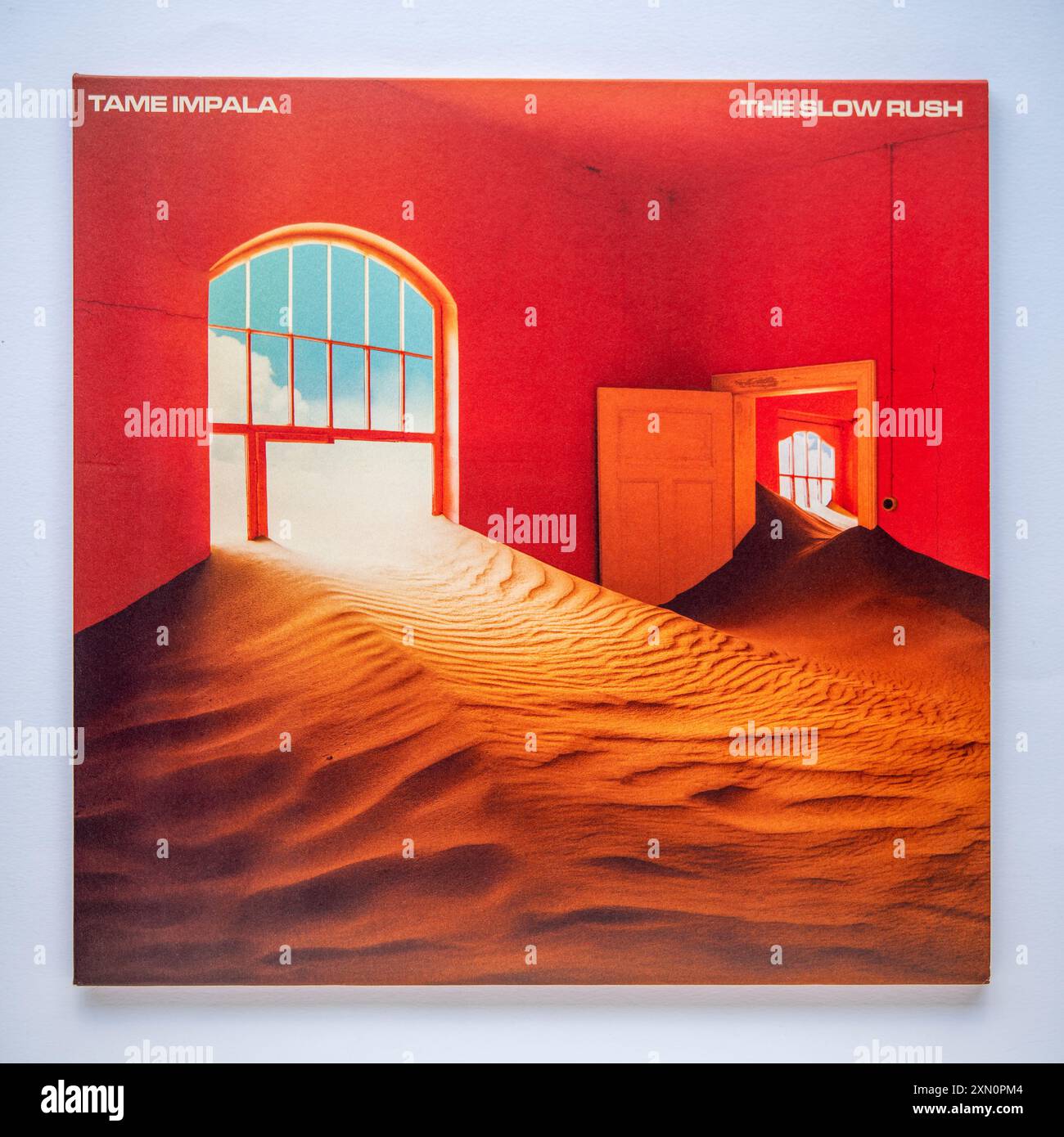 Vinyl LP cover of The Slow Rush, the fourth studio album by Tame Impala ...