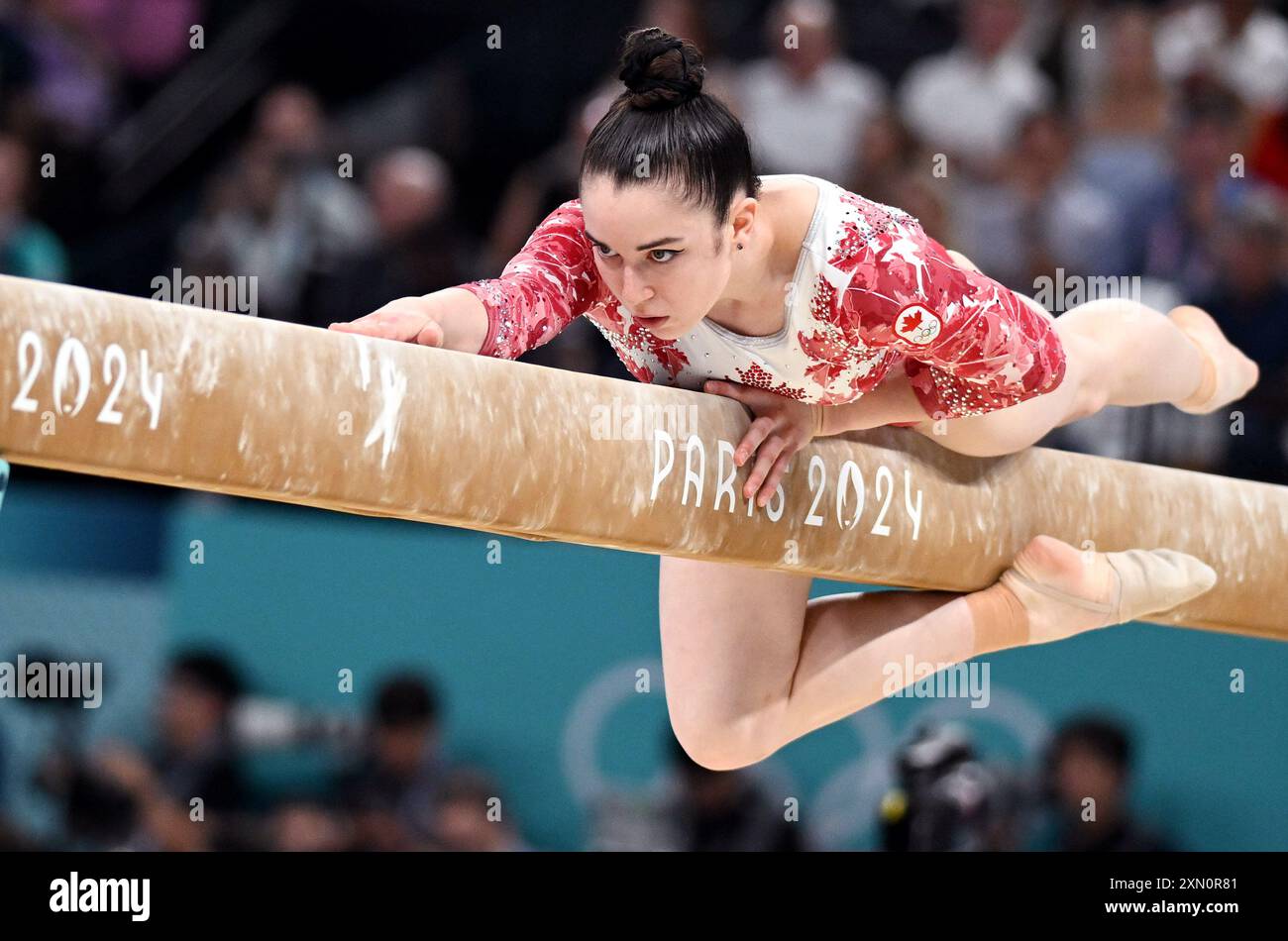 Paris, France. 30th July, 2024. Ava Stewart of team Canada competes ...