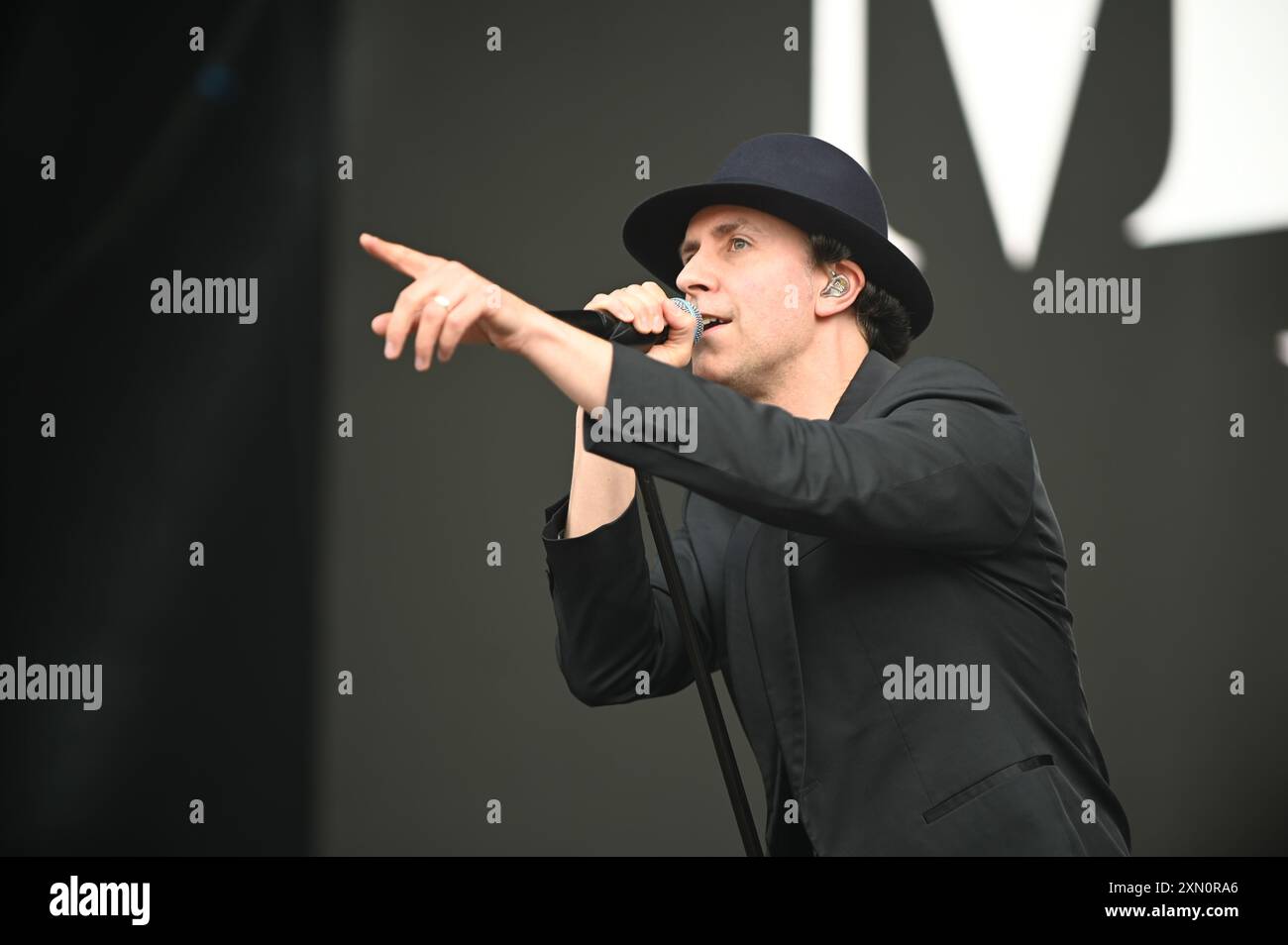 Maximo Park Performing at Tramlines Festival 2024 , Sheffield, UK Stock ...