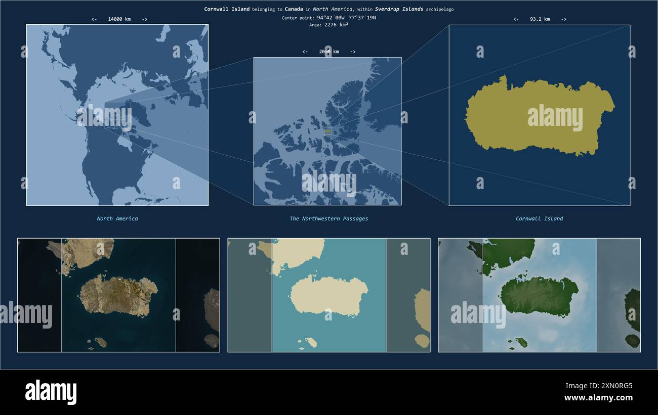 Cornwall Island in the The Northwestern Passages - belonging to Canada ...
