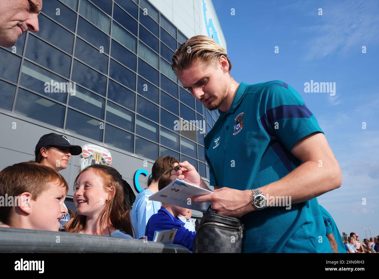 Coventry City's Jack Rudoni ahead of the pre-season friendly match at ...