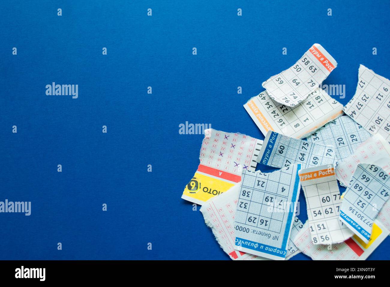 Lotto ticket numbers hi-res stock photography and images - Alamy