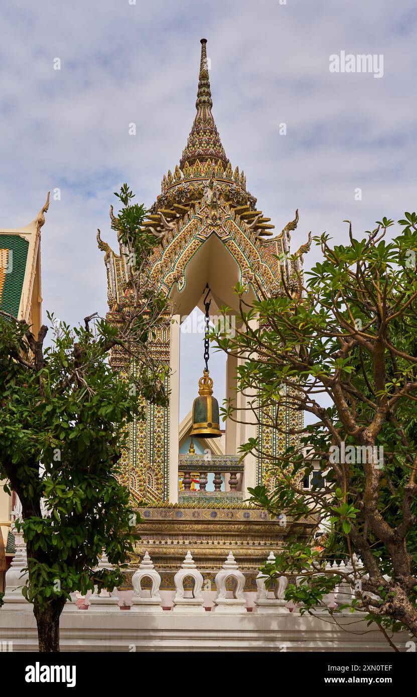Wat Ratchabophit, 19th century Buddhist temple in Bangkok, Thailand ...