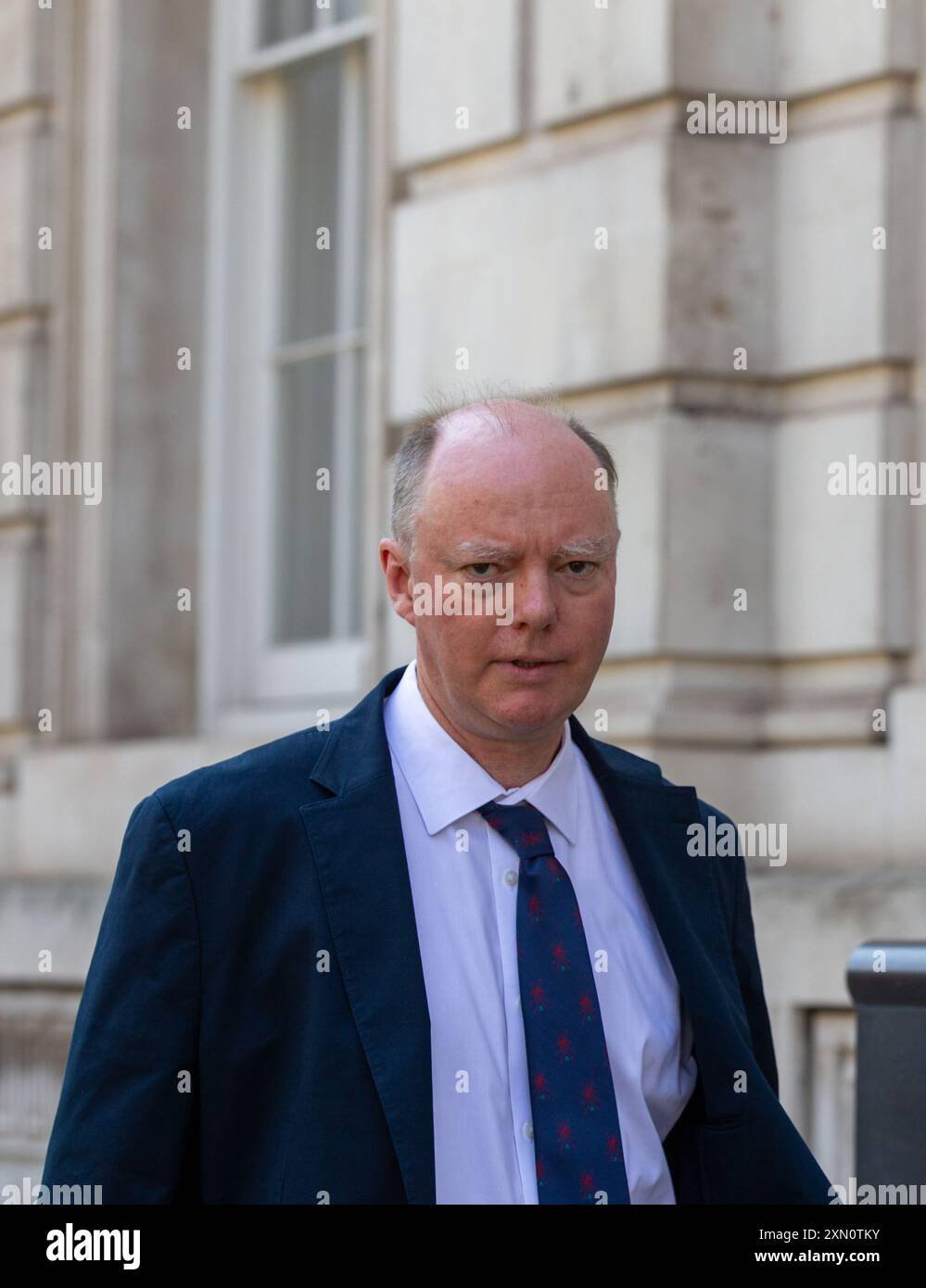 London, UK. 30th July, 2024. Professor Sir Chris Whitty seen outside ...