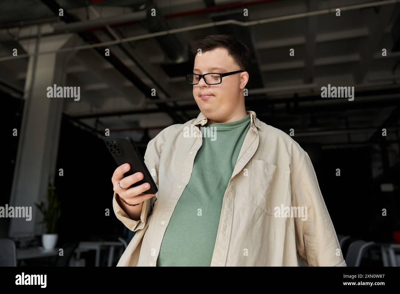 Using green screen smartphone inside hi-res stock photography and ...