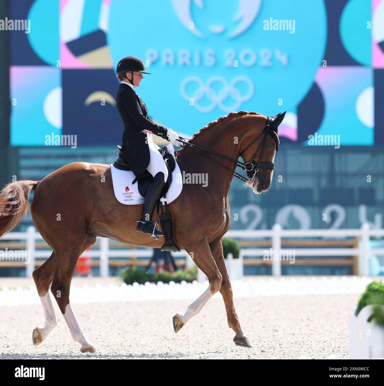 Versailles, France. 30th July, 2024. Nanna Skodborg Merrald of Denmark ...