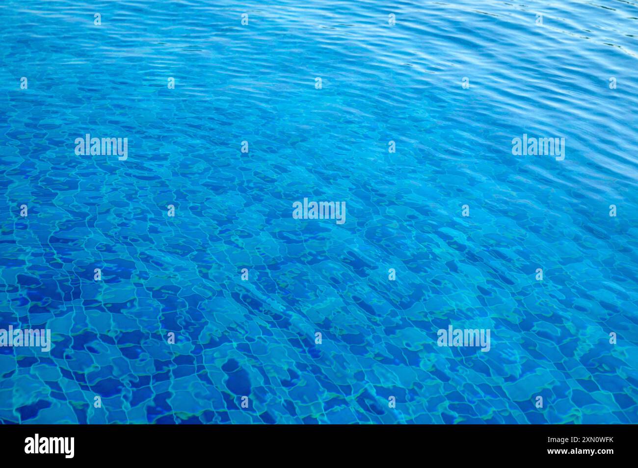 Water ripples on a swimming Pool Stock Photo - Alamy