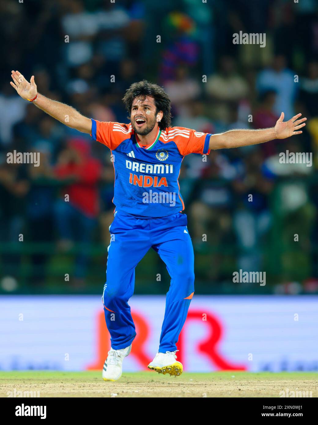 Sri lanka vs india 2024 ravi bishnoi hi-res stock photography and ...