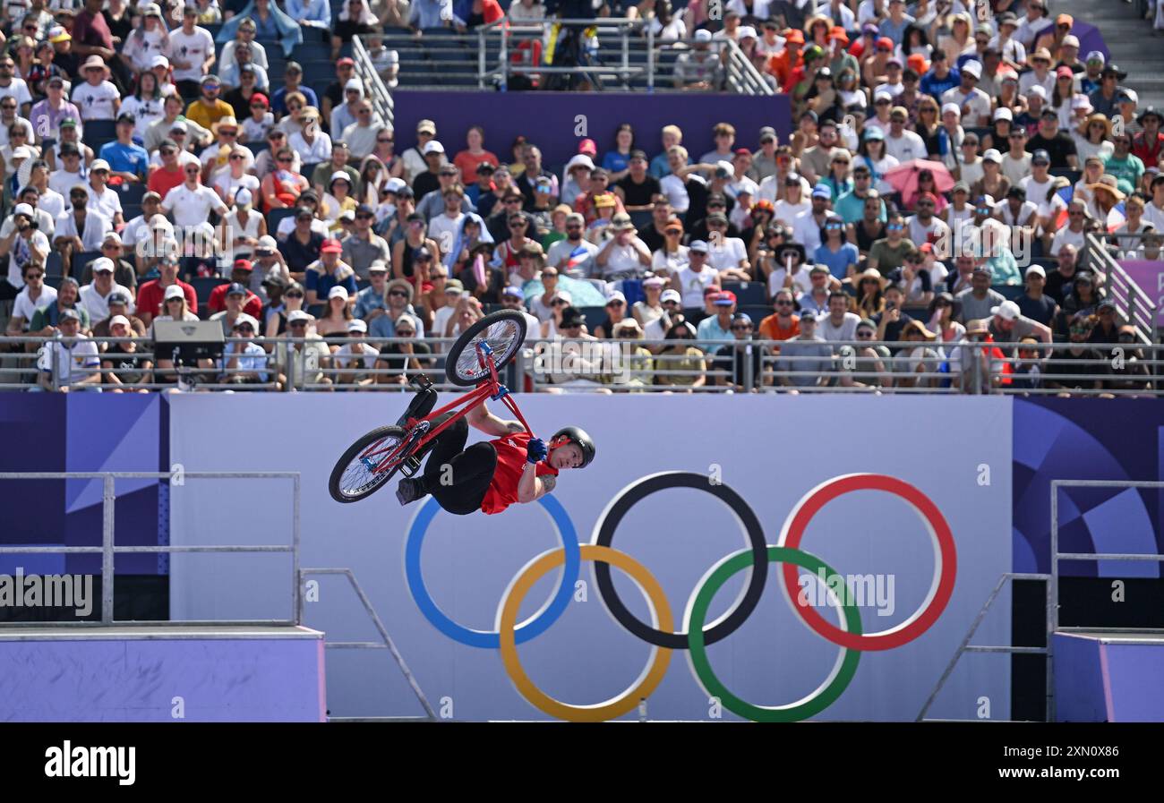 Paris, France. 30th July, 2024. Marin Rantes of Croatia competes during ...