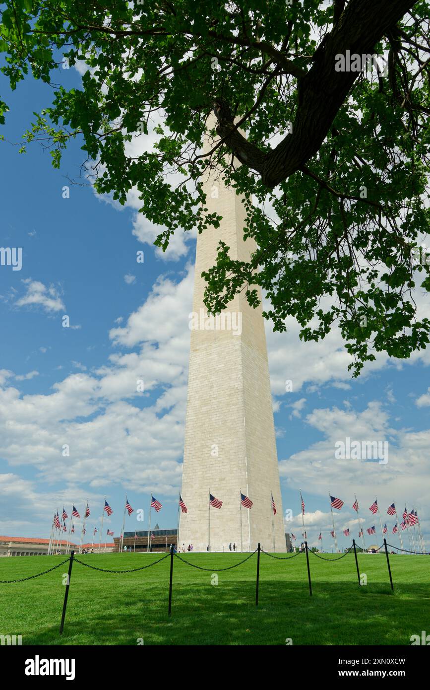 The George Washington Monument in Washington DC Stock Photo - Alamy