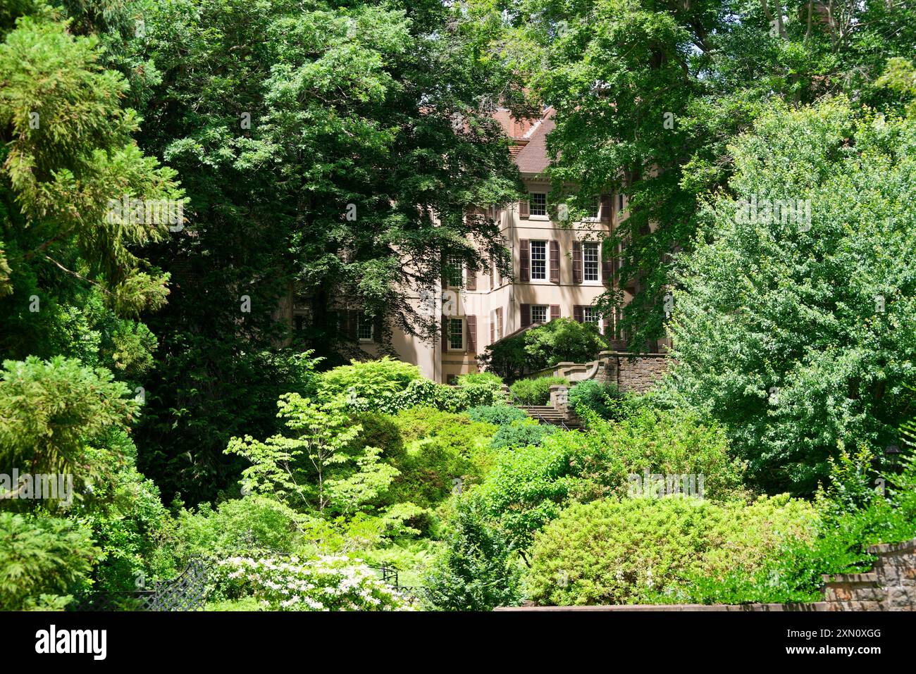 Winterthur Estate, home of the Dupont family, in Delaware, USA. One of ...