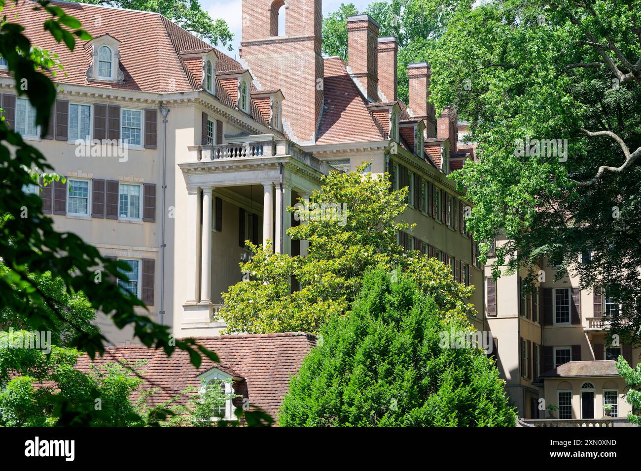 Winterthur Estate, home of the Dupont family, in Delaware, USA. One of ...