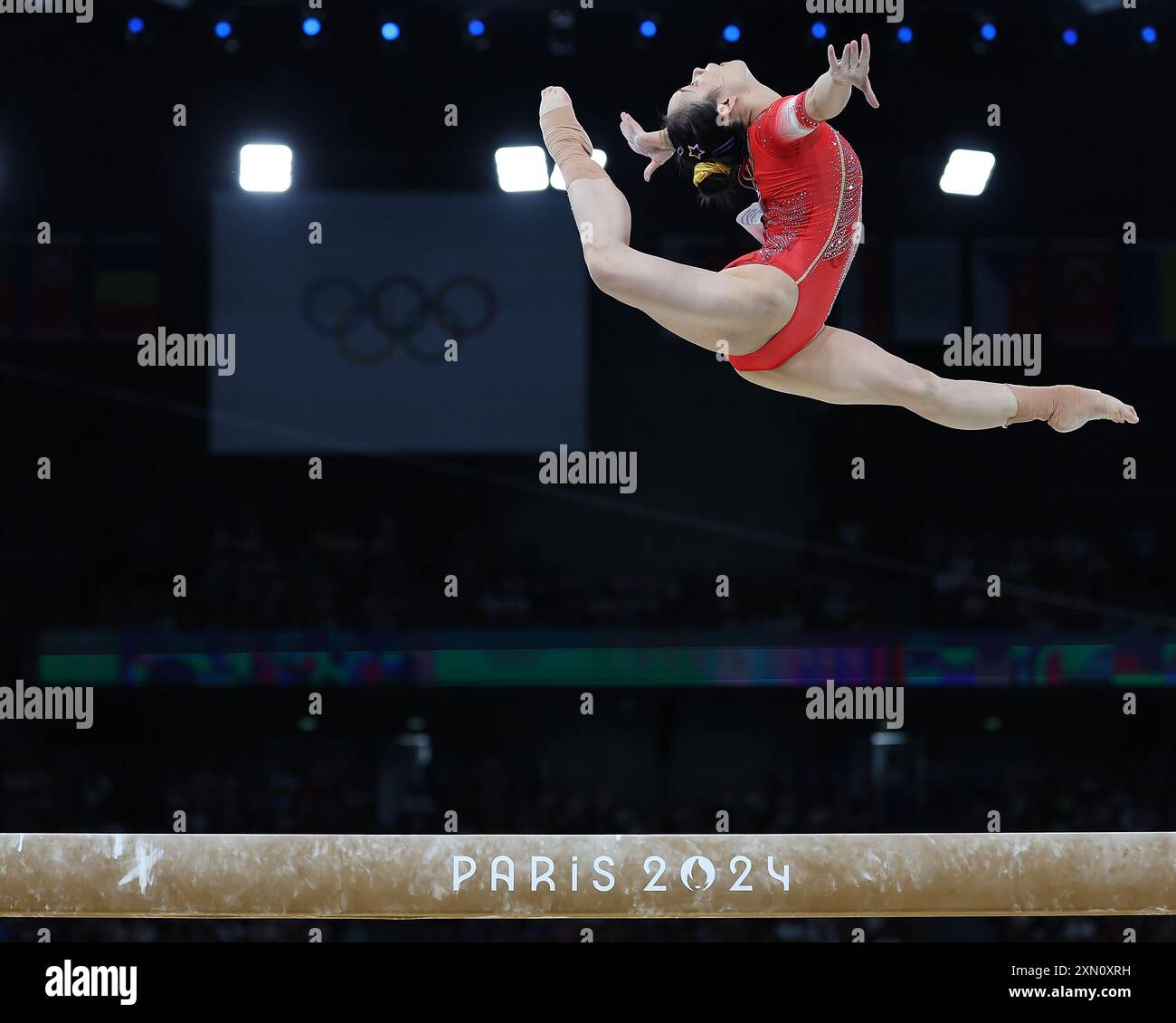 (240730) -- PARIS, July 30, 2024 (Xinhua) -- Luo Huan of China competes ...