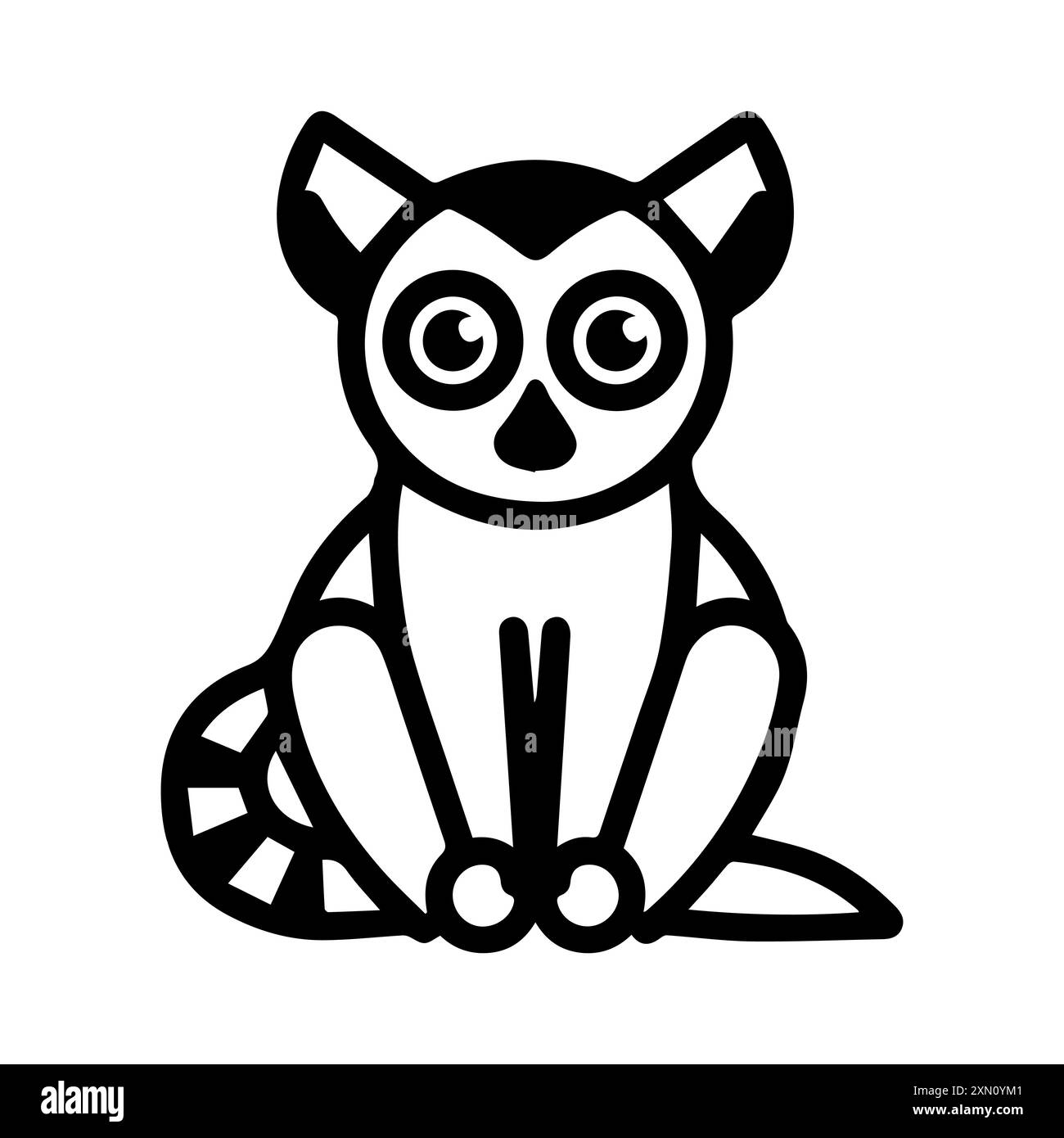 Lemur logo Black and White Stock Photos & Images - Alamy