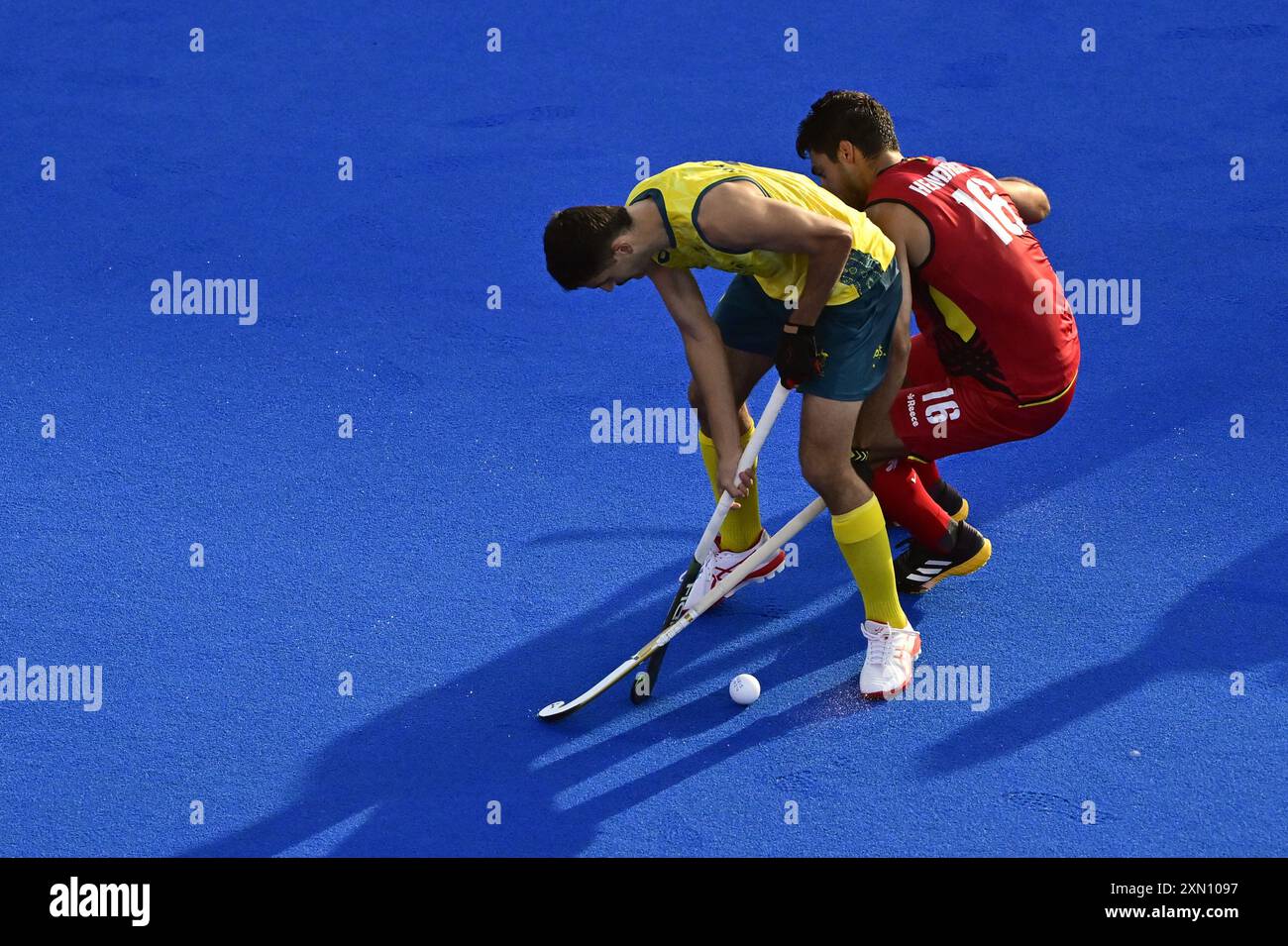 Paris, France. 30th July, 2024. Australia's Nathan Ephraums and Belgium ...