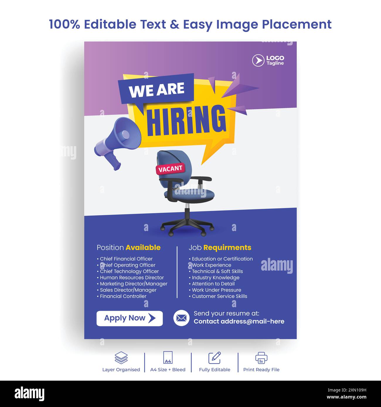 We are hiring print flyer or poster a4 size vertical editable template ... We are hiring print flyer or poster a4 size vertical editable template ...