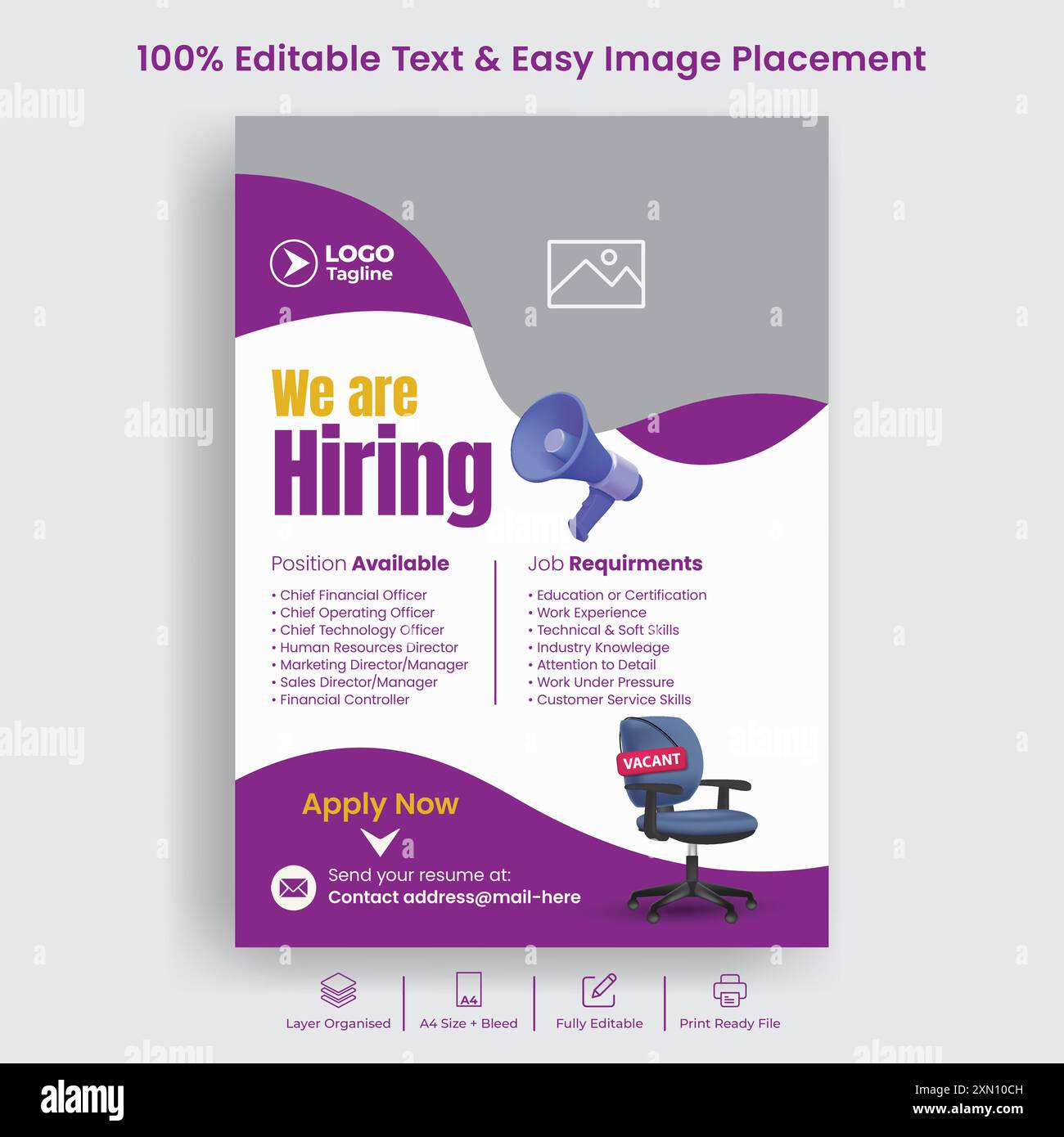 We are hiring print flyer or poster a4 size vertical editable template ... We are hiring print flyer or poster a4 size vertical editable template ...