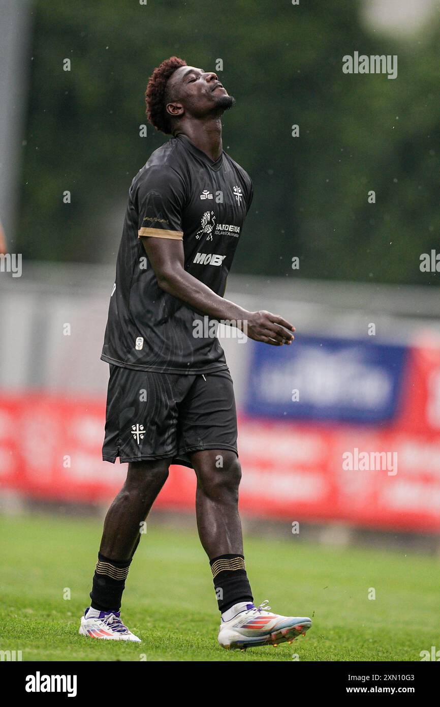 Saint Vincent, Italia. 30th July, 2024. Cagliari's Michel Adopo during ...