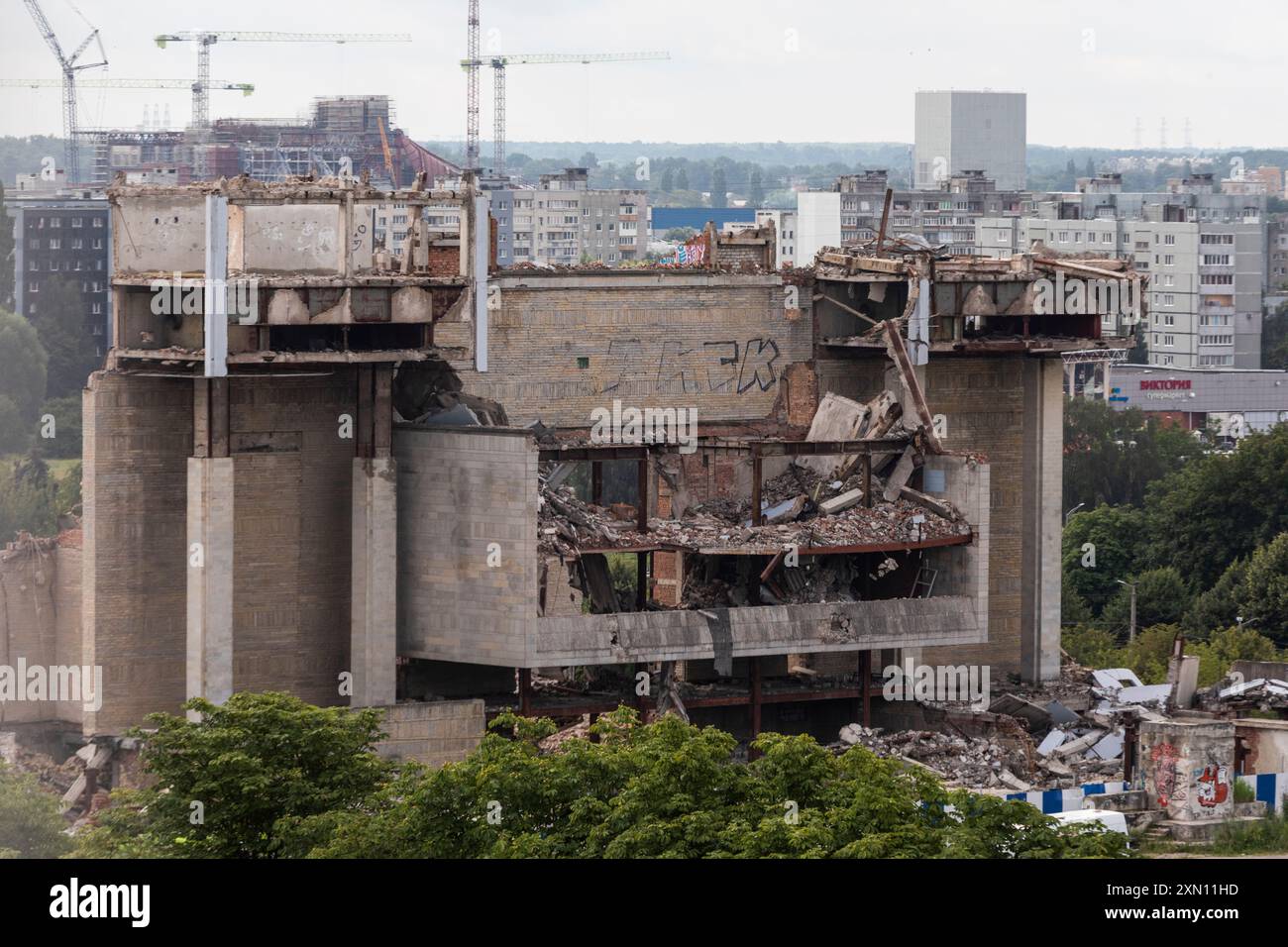 House of soviets aerial hi-res stock photography and images - Alamy