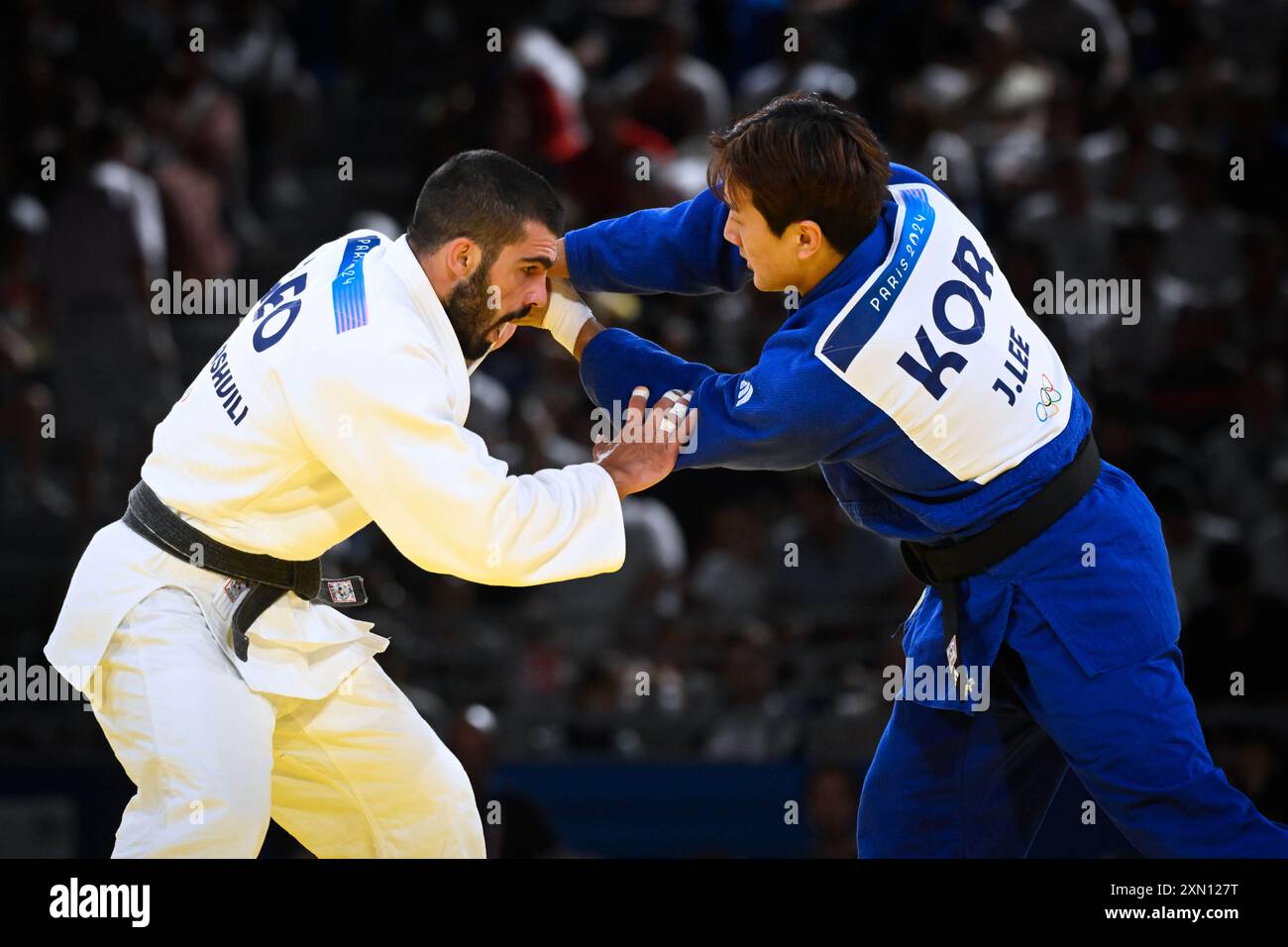 Tato Grigalashvili ( GEO ) vs Lee Joonhwan ( KOR ), Judo, Men -81 kg ...