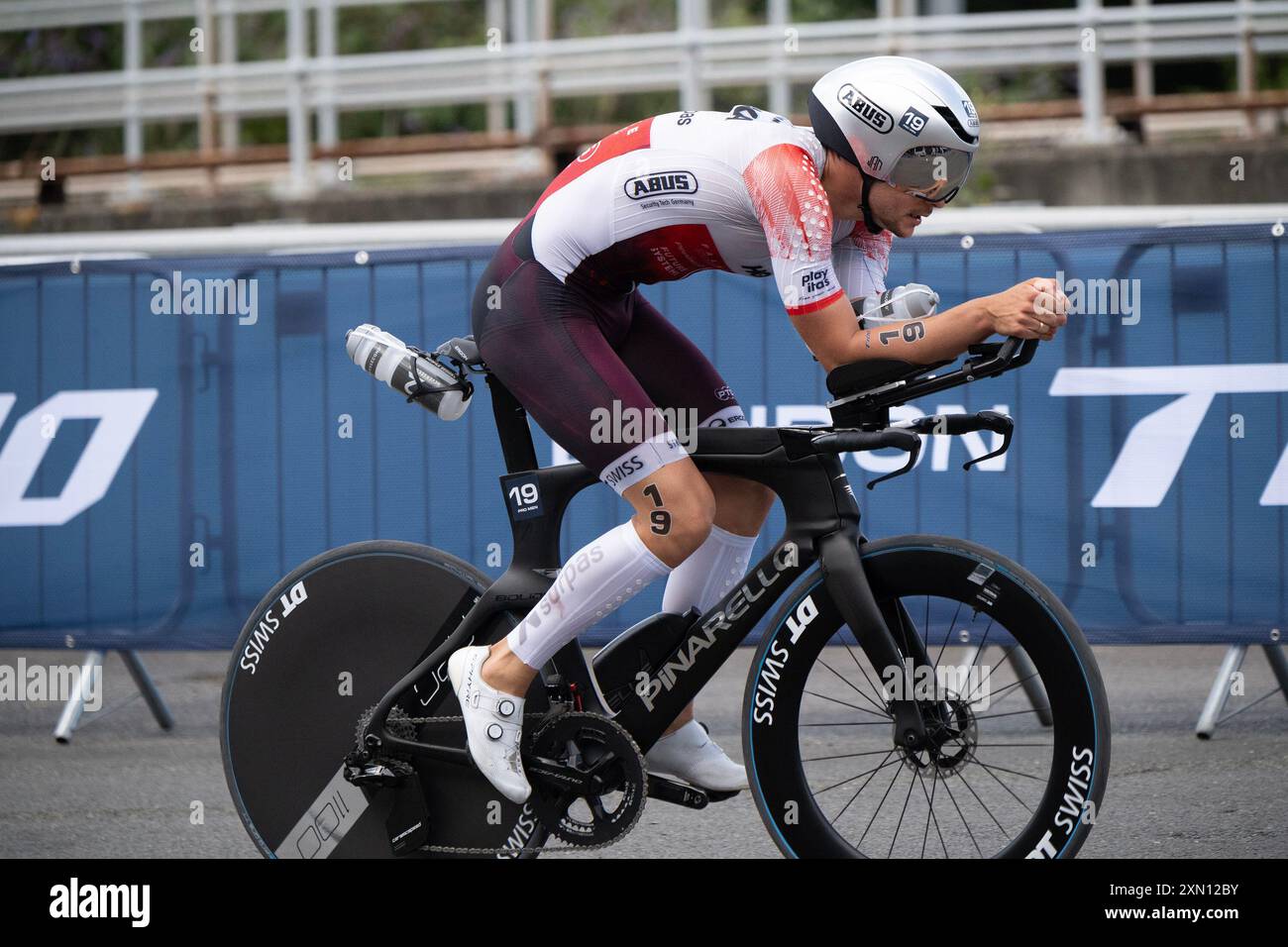 London, Royal Victoria Docks, UK. 28th July 2024. Jan Stratmann ...