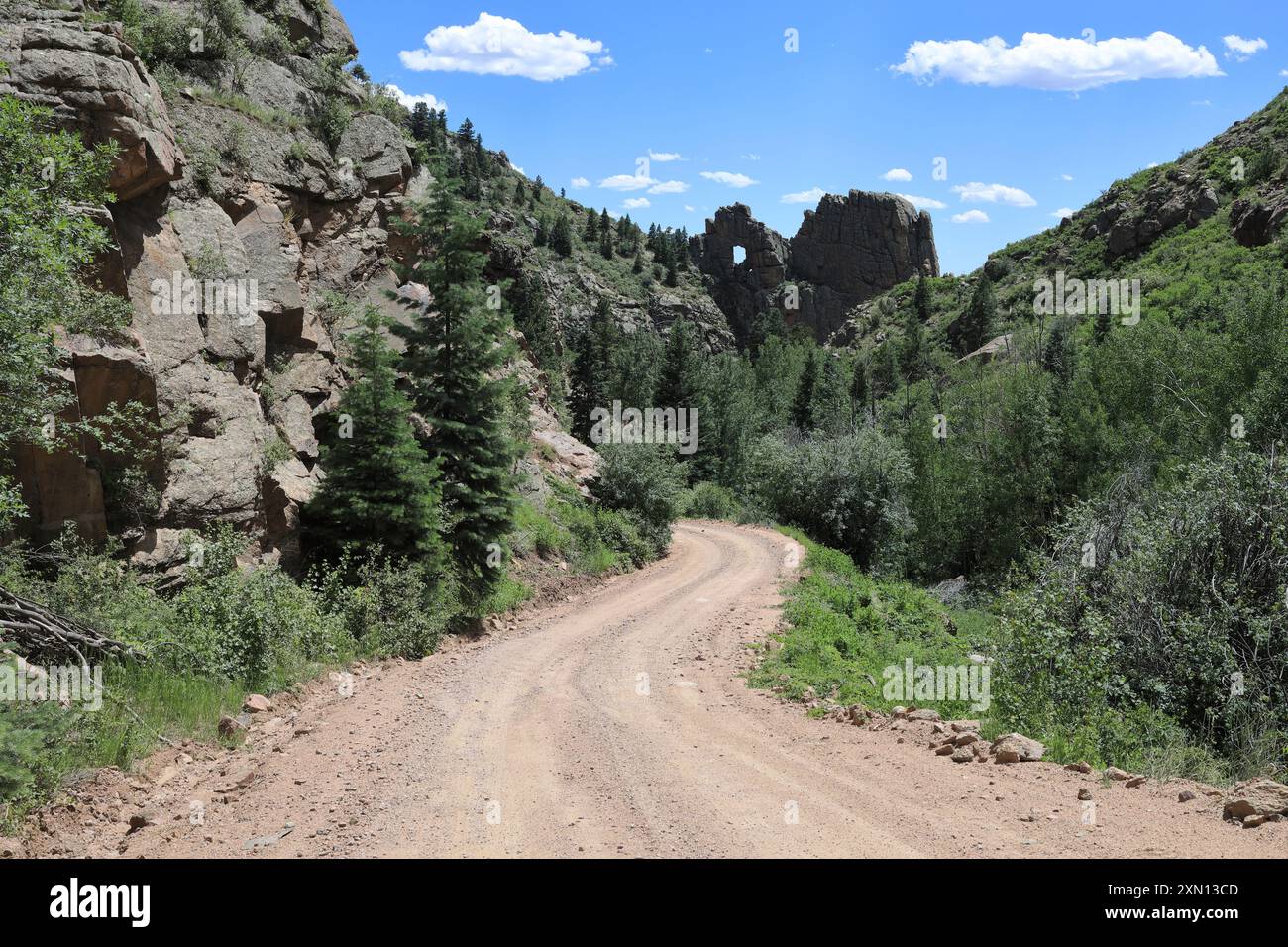 Rock window on Shelf road Stock Photo - Alamy