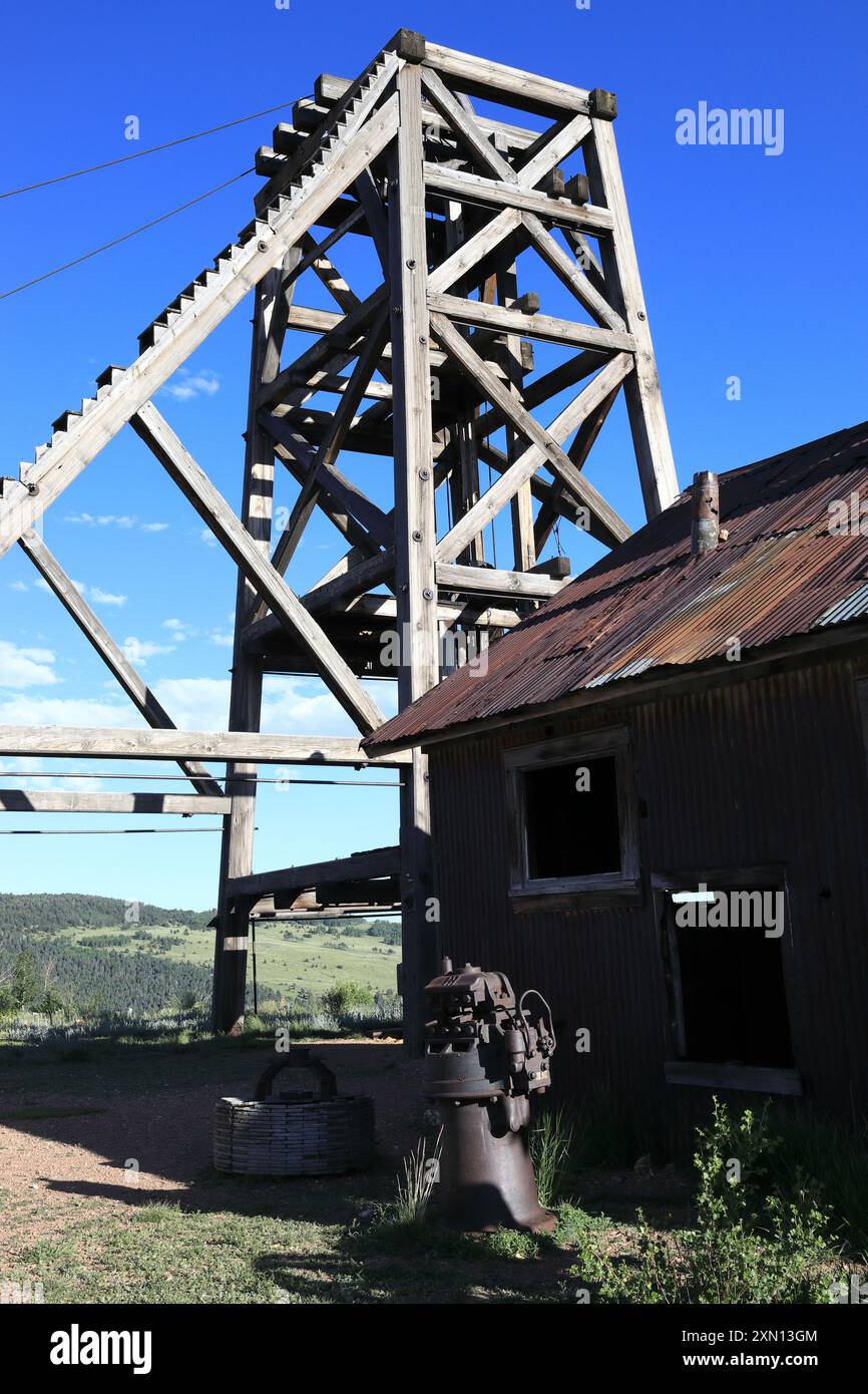 Colorado mining history Stock Photo - Alamy