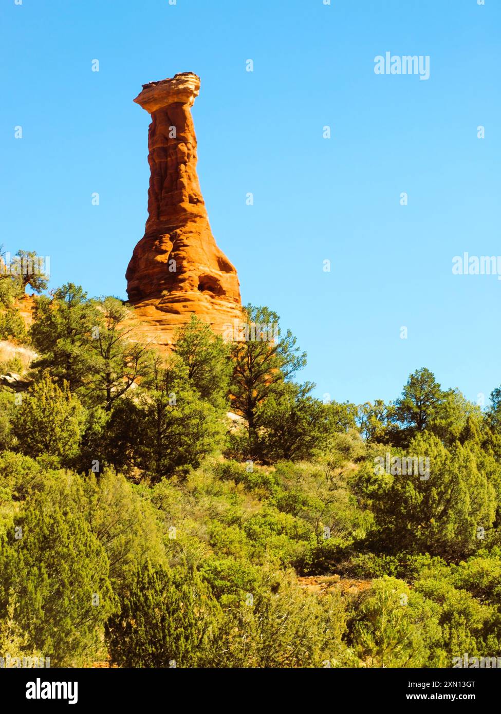 Red spiral sentry rock in Coconino County, Arizona Stock Photo - Alamy