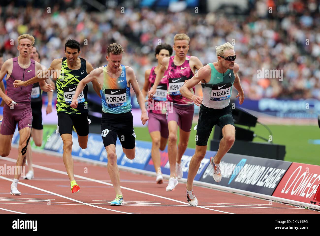 Oliver HOARE (Australia), winning the Emsley Carr Mile Final at the ...