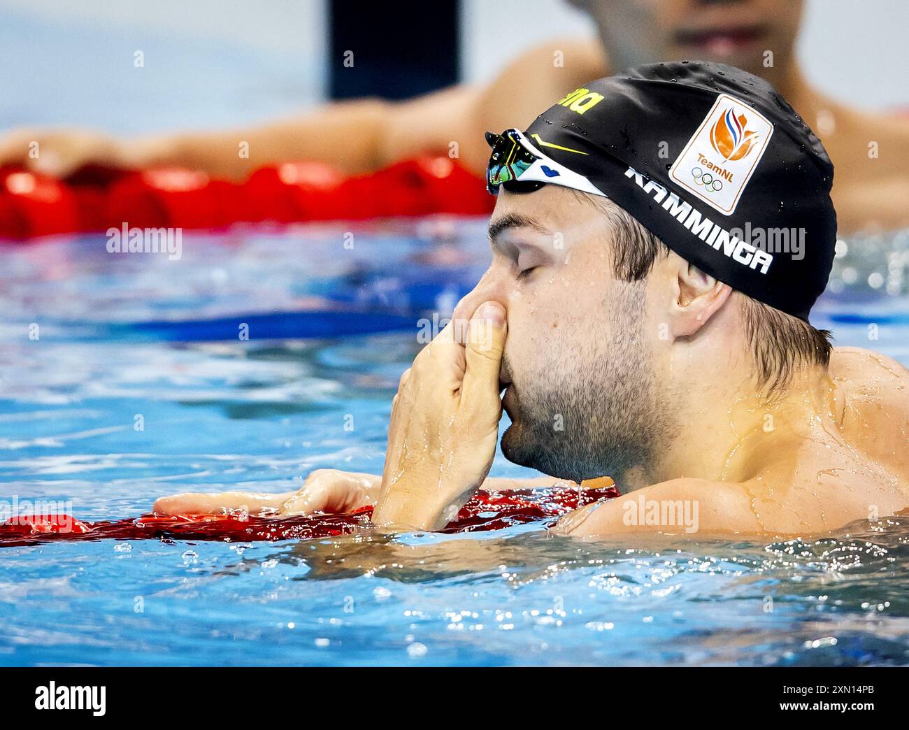 PARIS - Arno Kamminga after the 200 meter school, on the fifth day of ...