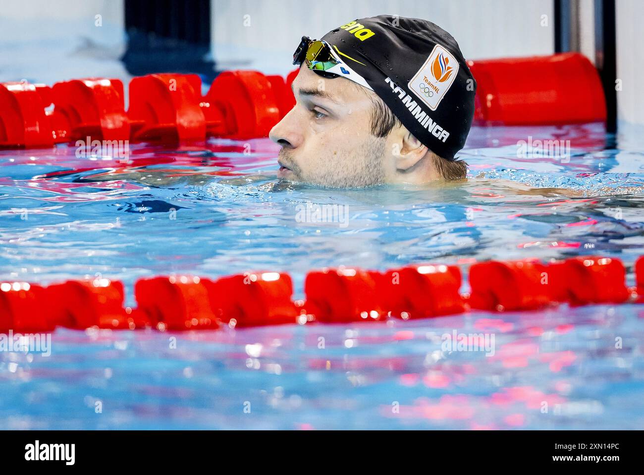 PARIS - Arno Kamminga after the 200 meter school, on the fifth day of ...