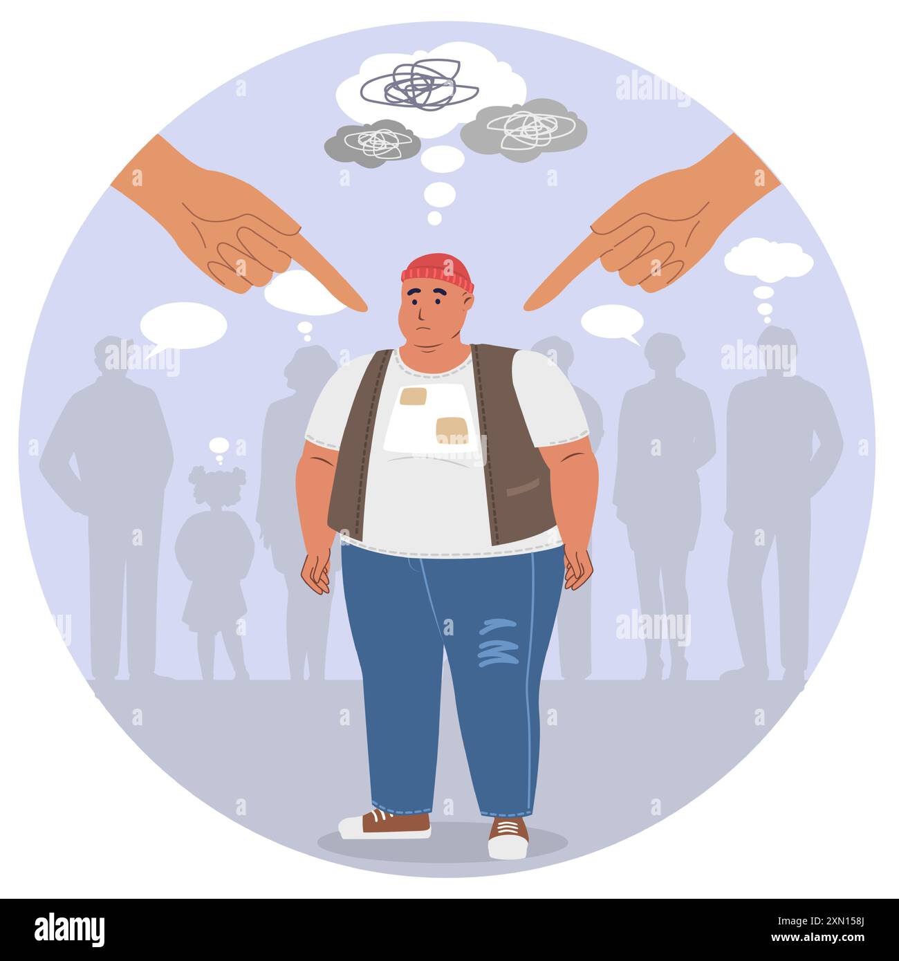 Overweight bullying Cut Out Stock Images & Pictures - Alamy