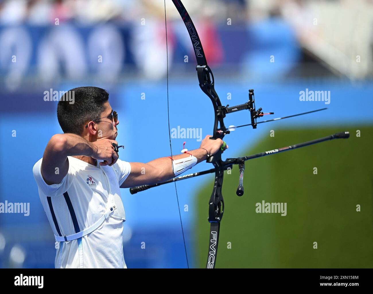 Paris, France. 30th July, 2024. Thomas Chirault of France competes ...