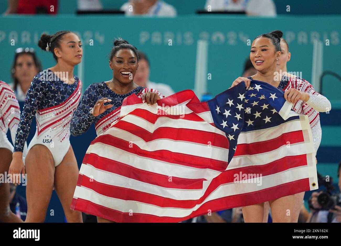 Bercy Arena, Paris, France. 30th July, 2024. SImone Biles (United ...