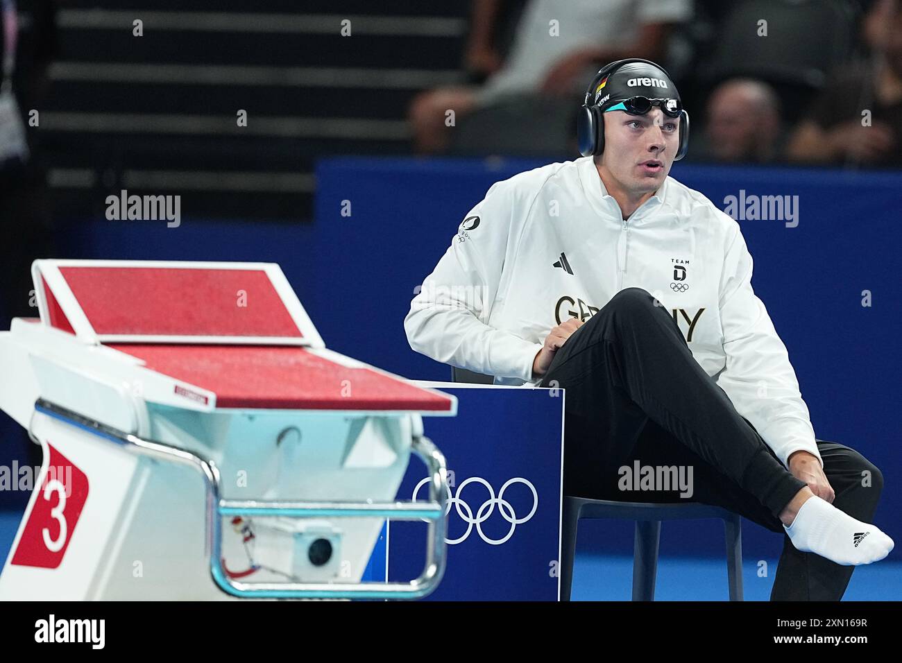 Paris, France. 30th July, 2024. Olympics, Paris 2024, 100 m freestyle ...