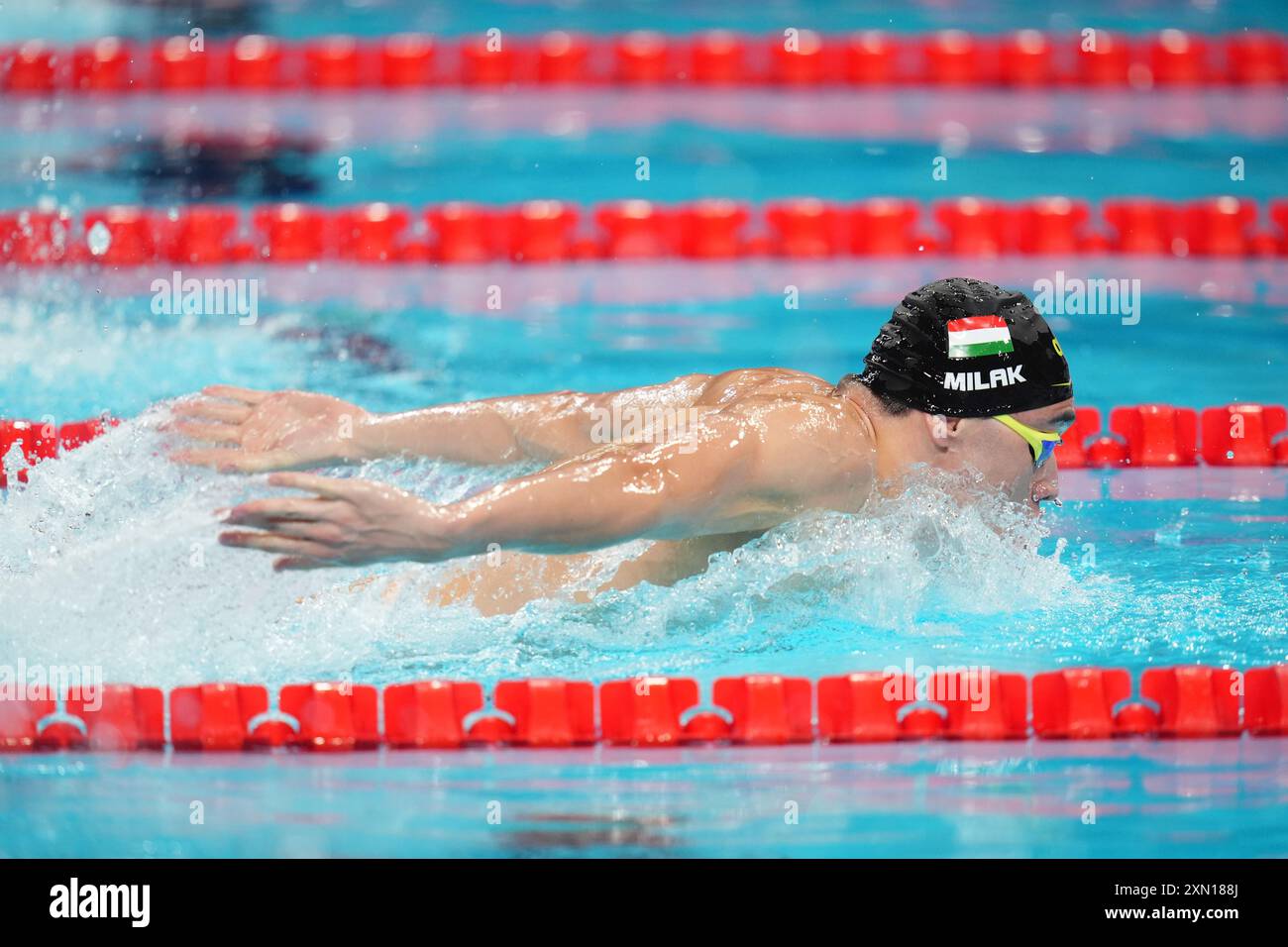 Hungary's Kristof Milak in action during the Men's 200m Butterfly semi ...