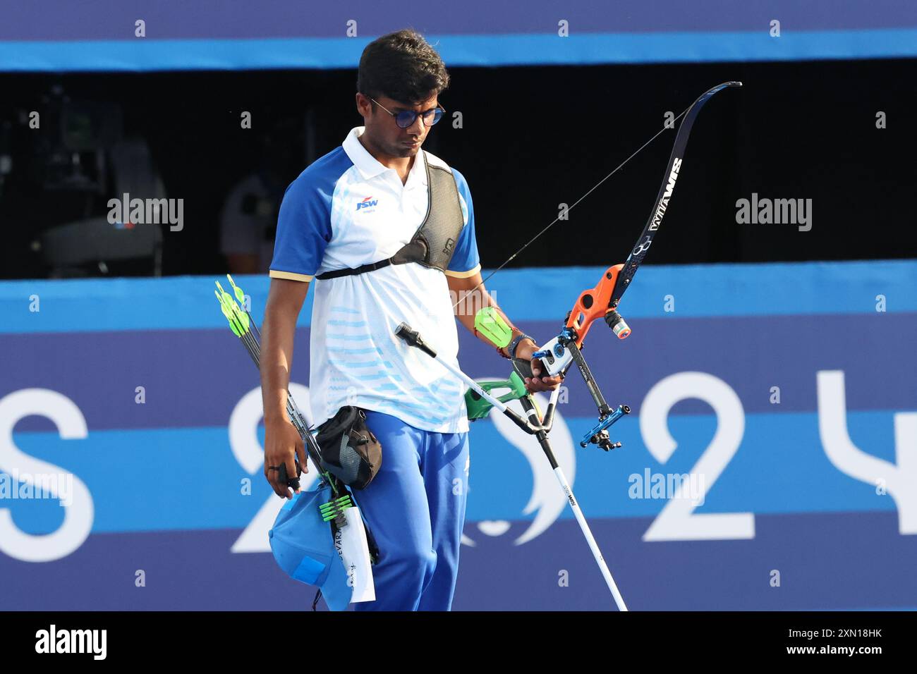 Porte Maillot, France. 30th July, 2024. Paris Olympics 2024: Archery ...