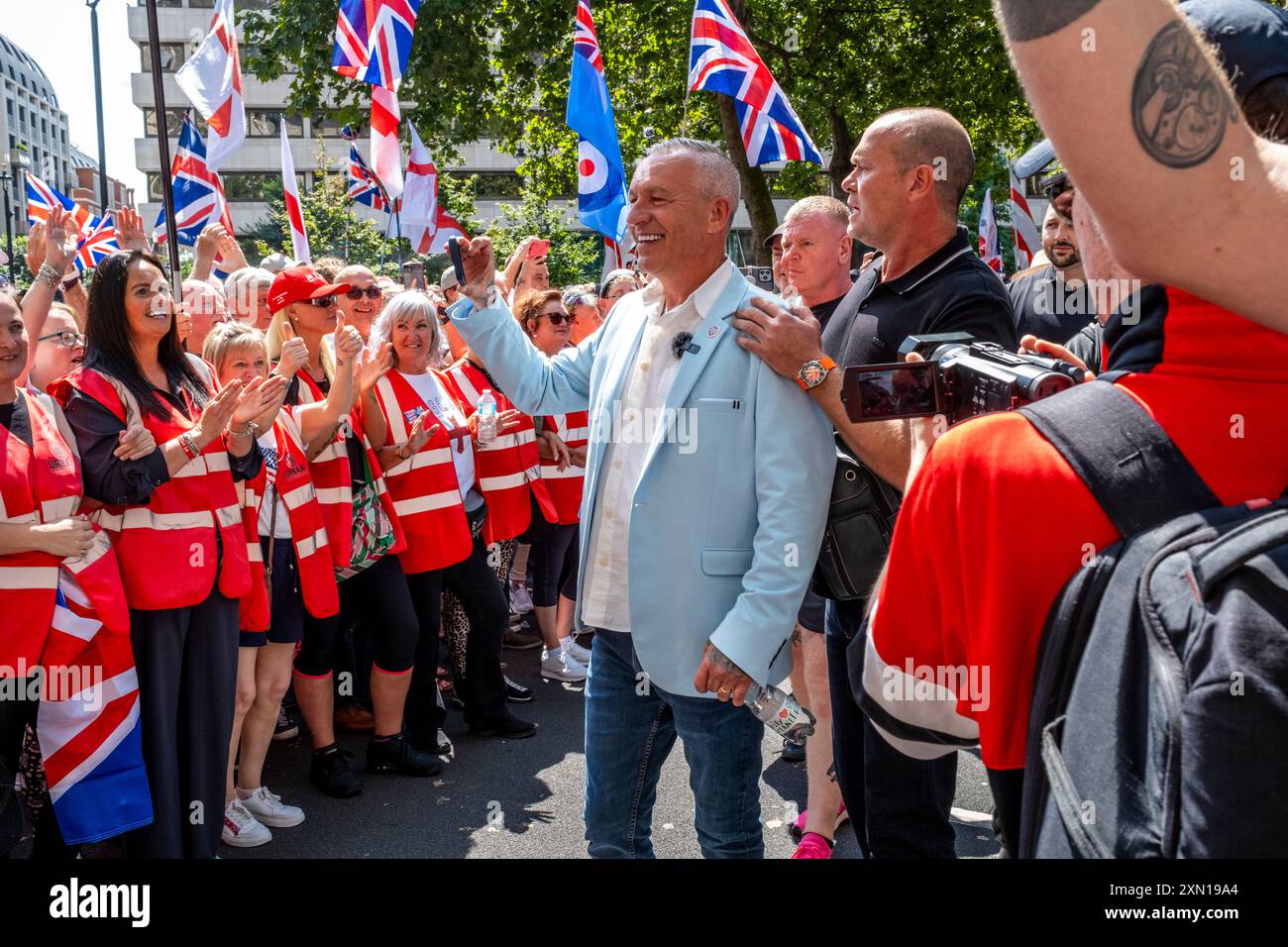 Crowds Cheer The Well Known YouTuber Paul Thorpe As He Arrives At The ...