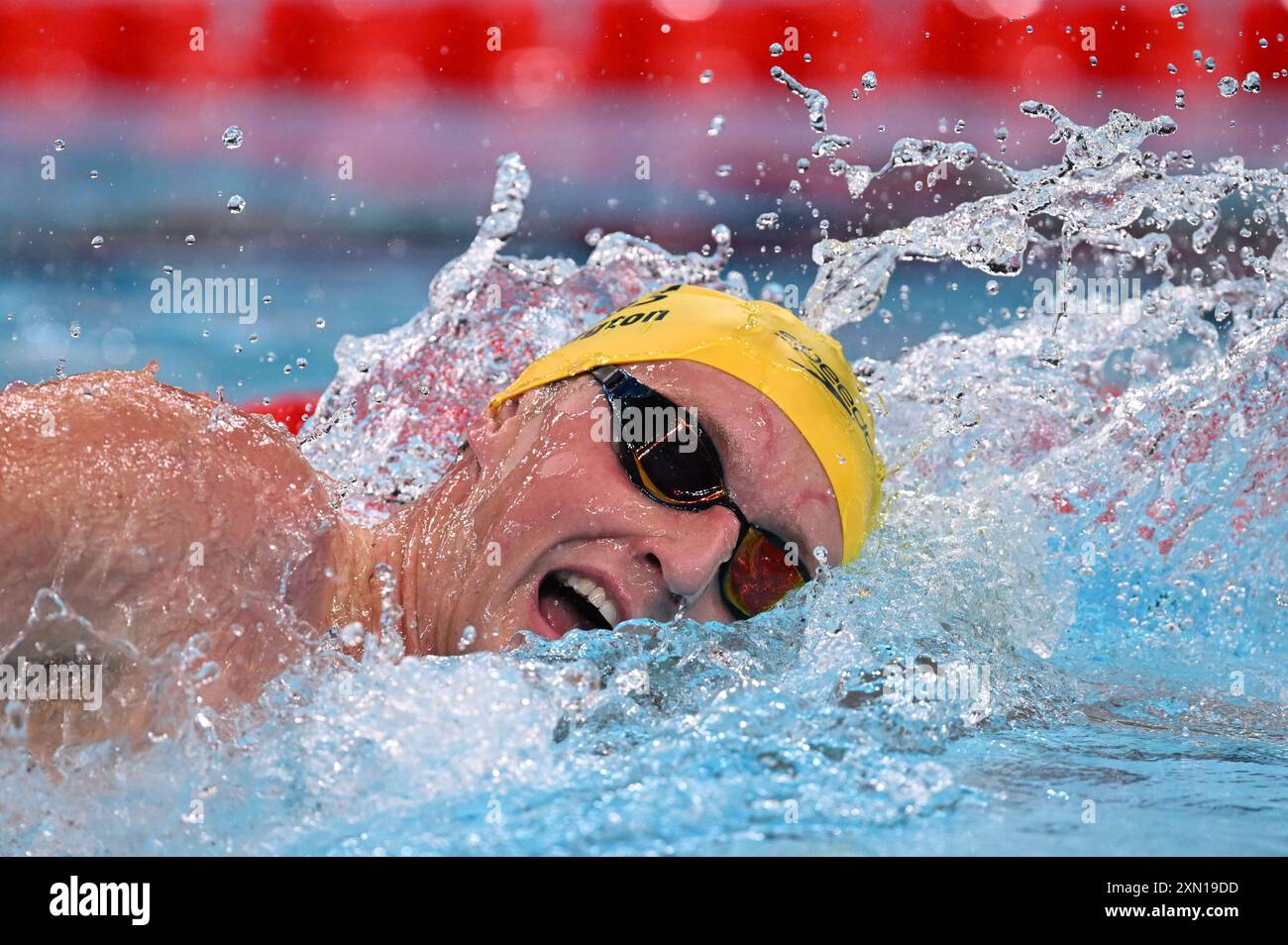 Paris, France. 30th July, 2024. Australian swimmer Elijah Winnington ...
